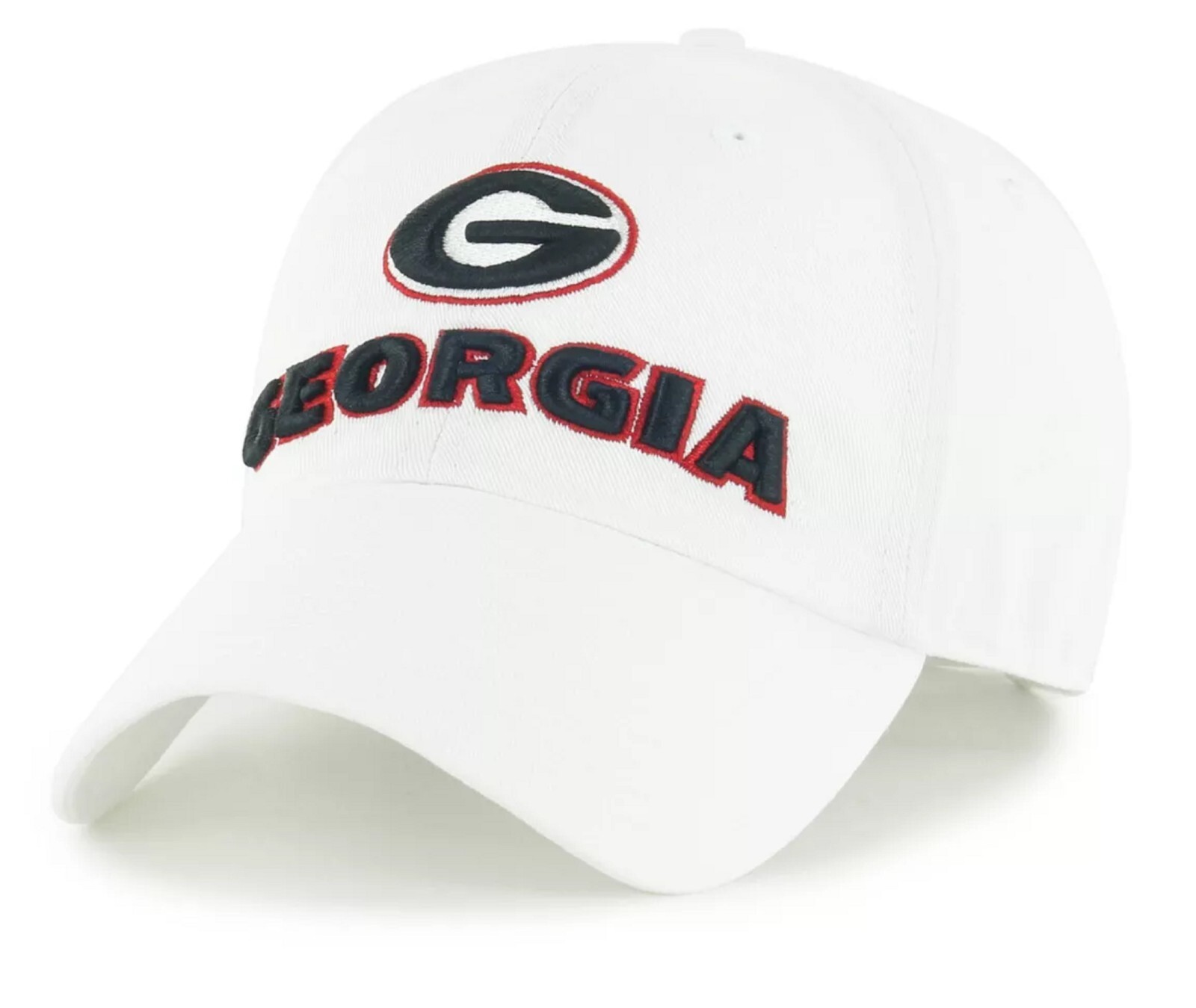 UNIVERSITY GEORGIA BULLDOGS HAT MVP AUTHENTIC UGA WHITE ADJUSTABLE TEAM ...