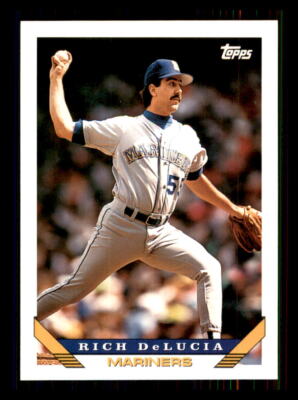 1993 Baseball Topps Rich DeLucia Seattle Mariners #152 | eBay