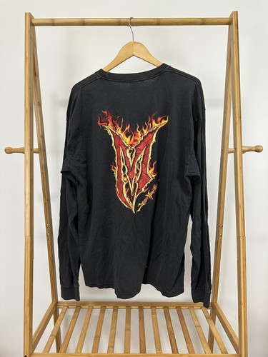 VTG Joe Martin Bros Bikes Customs Car Bikes Fire Flame Long Sleeve T ...