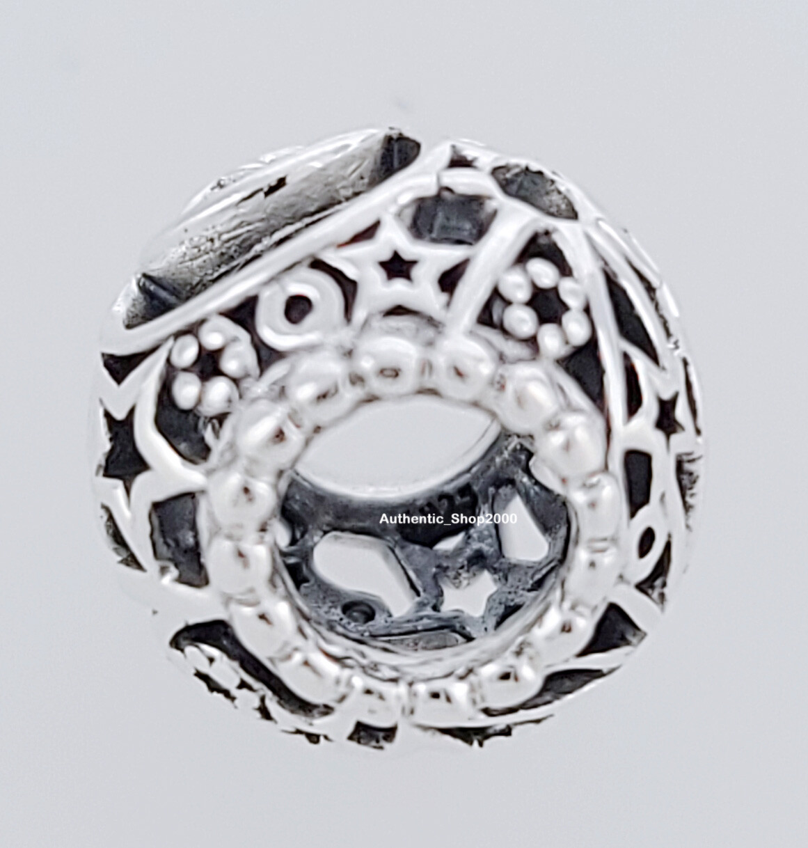NEW 100% Authentic PANDORA 925 Silver Sun, Stars & Moon Openwork Charm ...