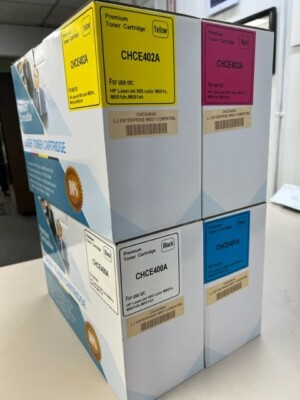 HP COMPATIBLE CE400A, CE401A, CE402A, CE403A TONER | eBay