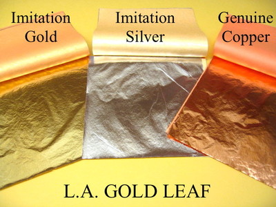 Imitation Gold / Imitation Silver / Genuine Copper - 75 Sheets (Loose ...