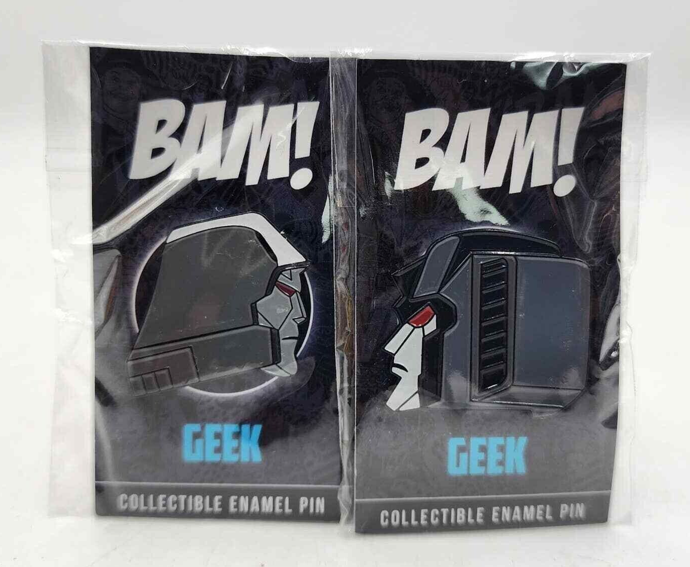 MIP-BAM! GEEK Transformers(Starscream/Megatron) collectable enamel pins ...
