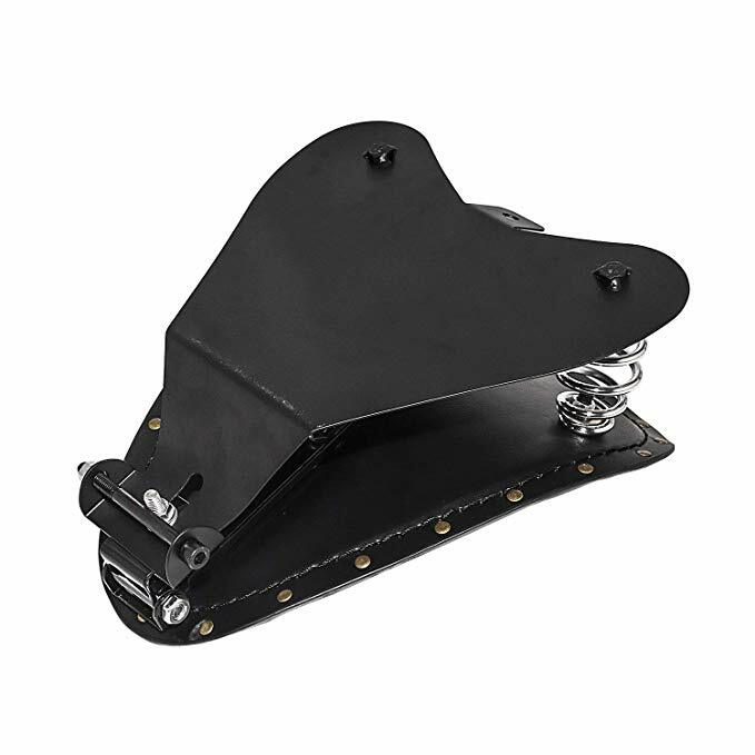 Motorcycle Spring Solo Seat Saddle With Base For Harley Softail Bobber ...