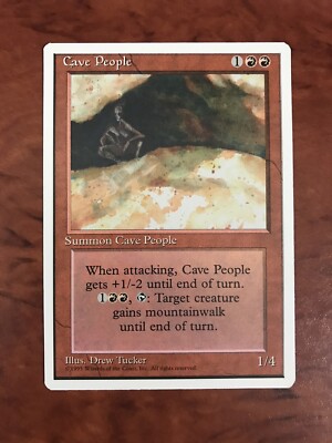 Cave People MTG Magic the Gathering Card NM Near Mint Fourth 4th ...