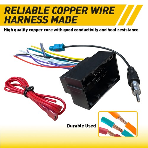 For Chrysler Pacifica 2017-2020 Car Stereo Factory Radio Wiring Harness ...