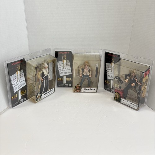 3 New NECA Kill Bill Volume Vol 2 Action Figures - Beatrix Pai Mei Elle ...