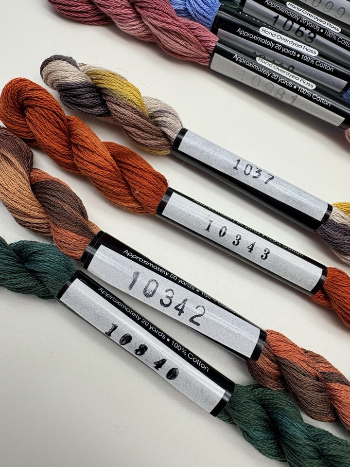 19 Threadworx Thread Worx Kreinik Tapestry Hand Overdyed Cotton Pearl ...