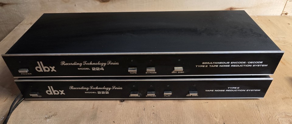 VTG DBX 222, And DBX 224 Type II Tape Noise Reduction Systems | eBay