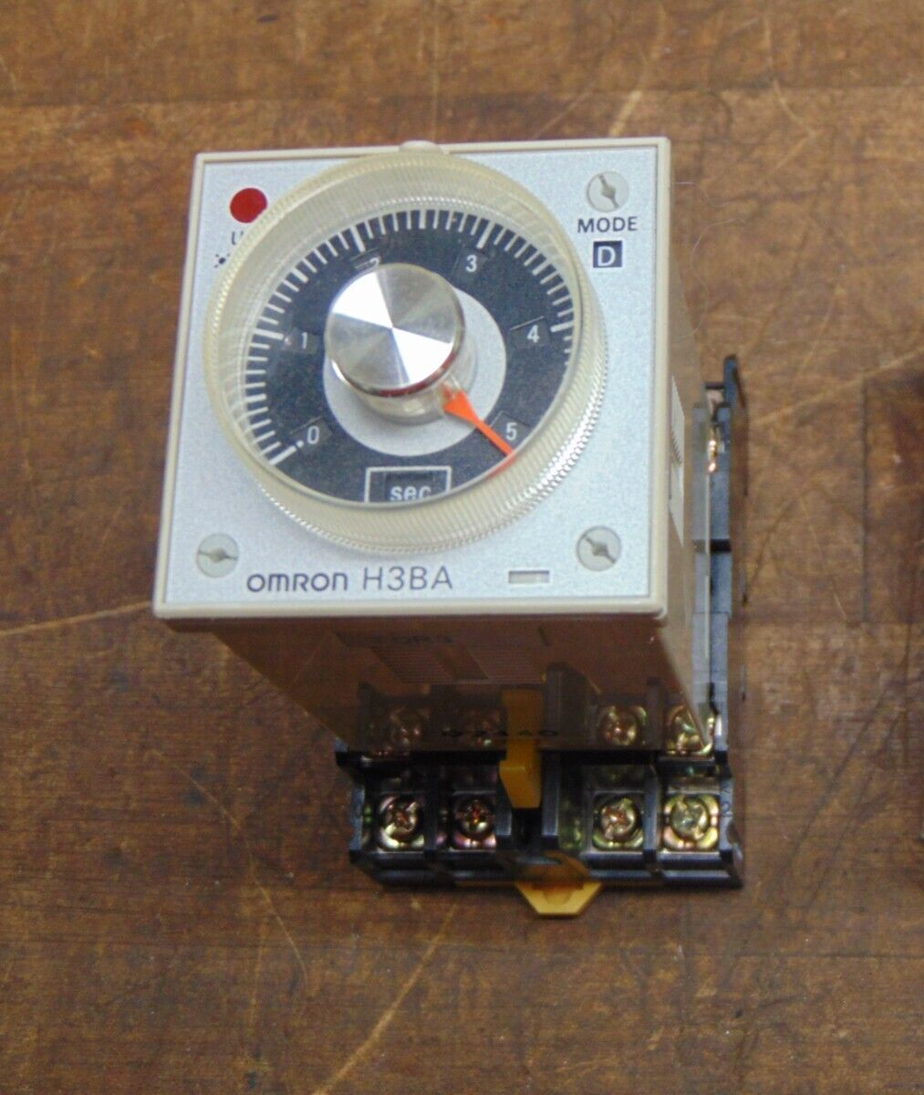 OMRON H3BA TIMER with SOCKET BASE | eBay
