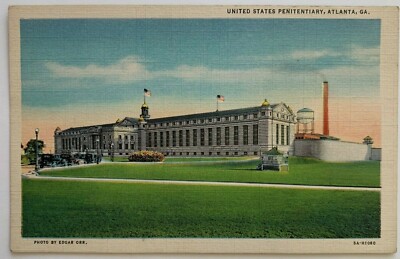 GA Postcard Atlanta Georgia United States U.S. Penitentiary prison ...