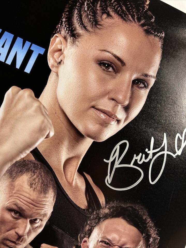 BKFC Knucklemania 1 Paige VanZant Vs Hart Signed Event Poster UFC Debut ...