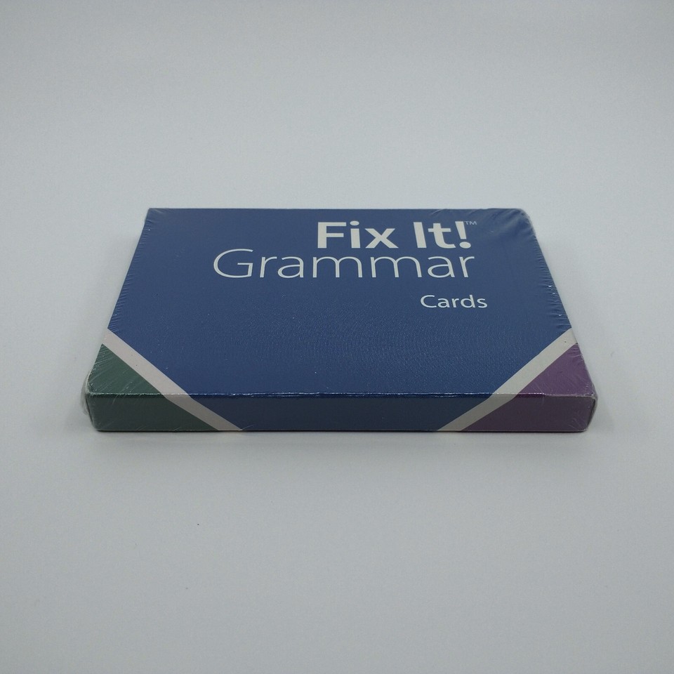 Fix It! Grammar Cards IEW Brand New In Box Full Set Flashcards ...