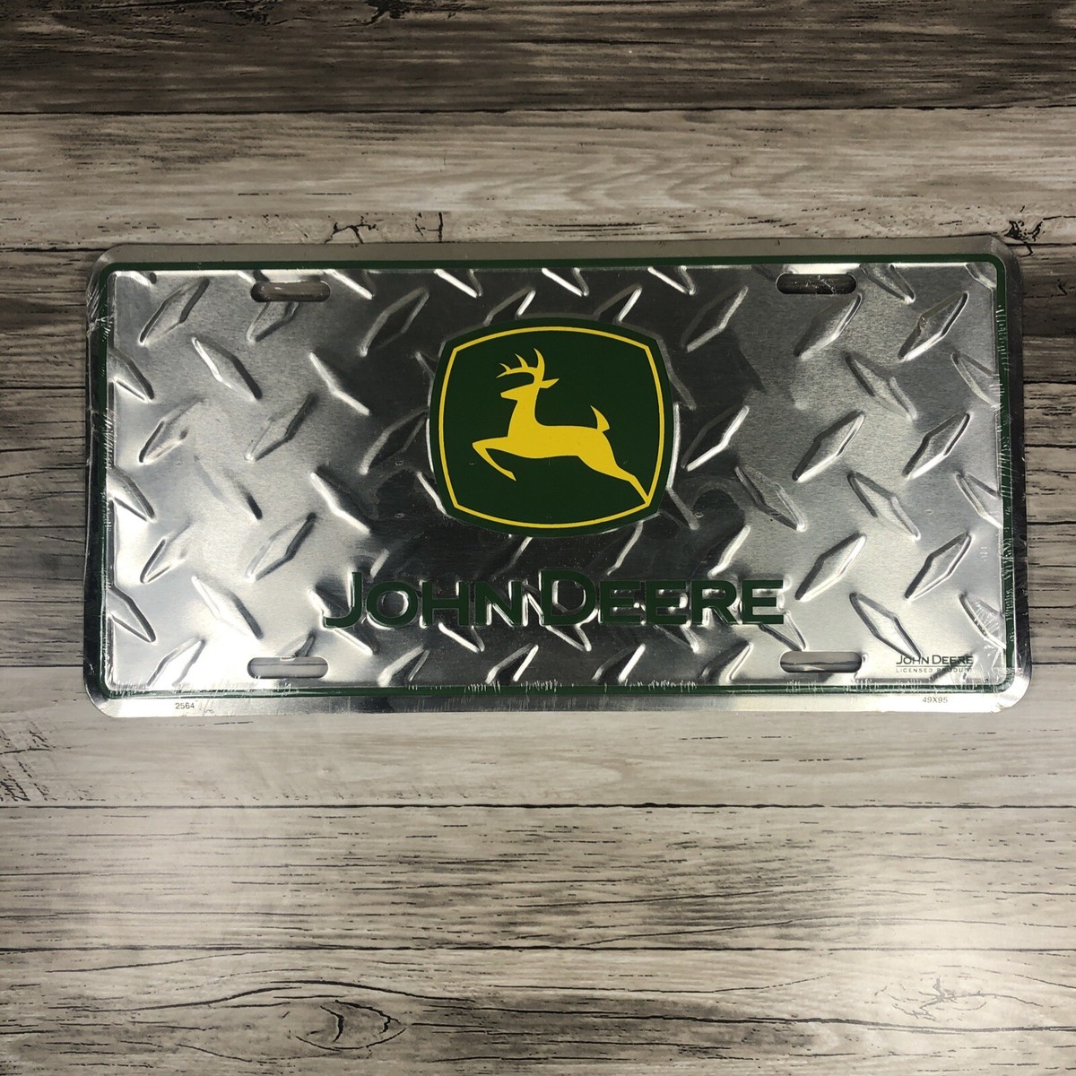 John Deere Diamond Plate License Plate My Cat Ate Your Deere Funny