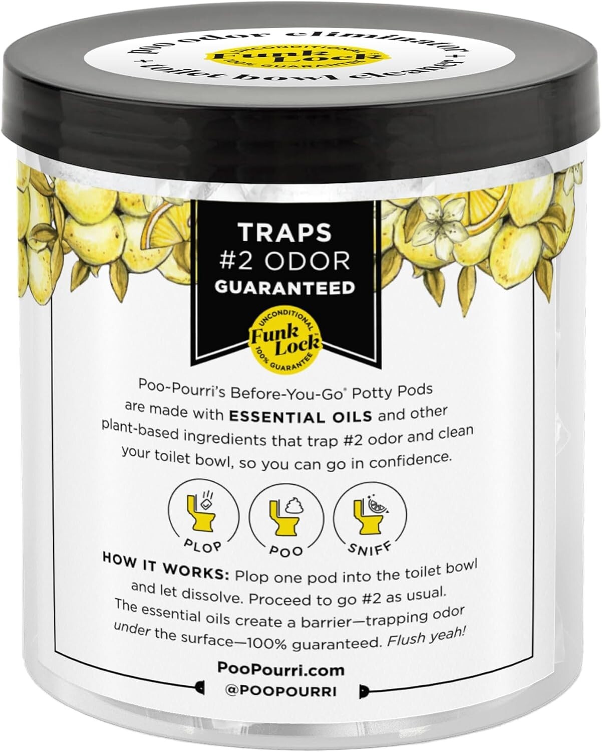 Poo-Pourri Before-You-Go Potty Pods, Original Citrus, 20 Count Toilet ...