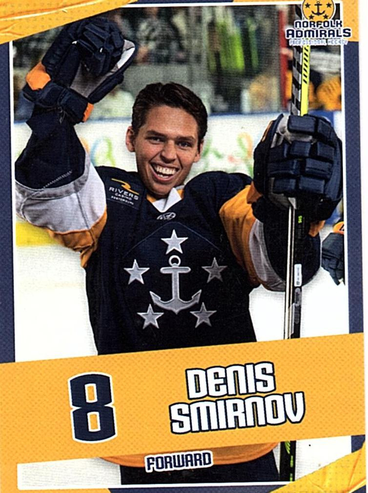 2023-24 Norfolk Admirals Hockey Blue Ridge Bank Team Issued Trading ...