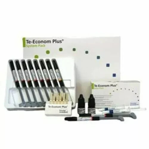 Ivoclar Vivadent TE-Econom Plus System Pack Kit 8x4g Syringes + Etch ...