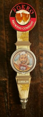 POKRO Brewing Company Griffith Indiana 12" Tap Handle. NIB. Free ...