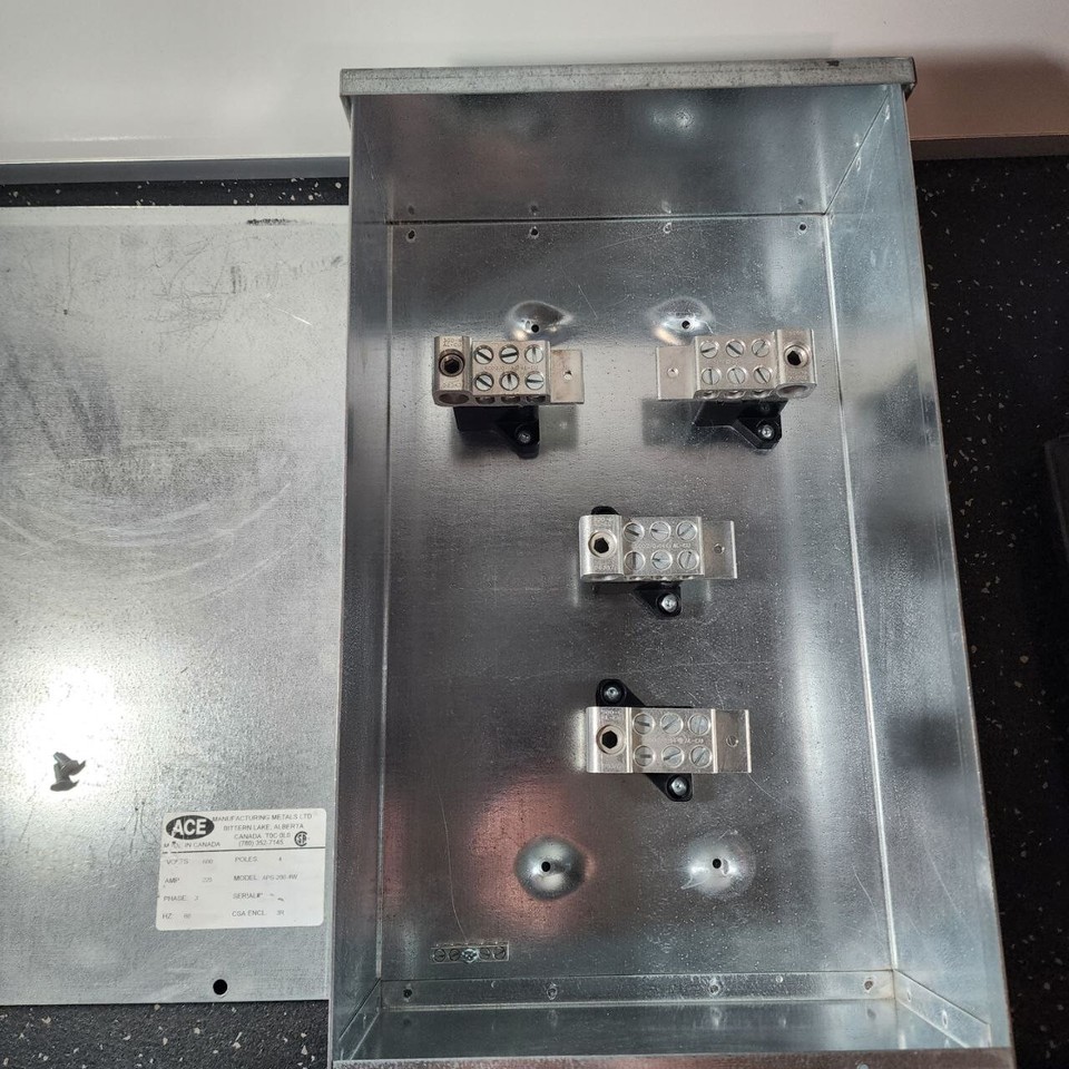 ACE MANUFACTURING APS 200-4W 225A 600V SPLITTER BOX New/Old Stock | eBay