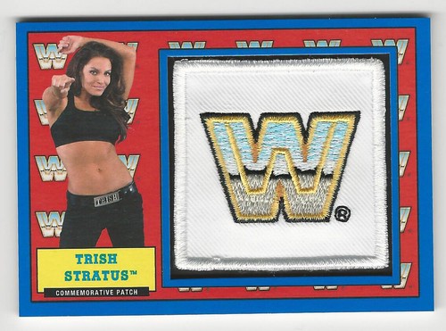 Trish Sratus 2017 Topps WWE Heritage Commemorative Patch Card Blue /50 ...