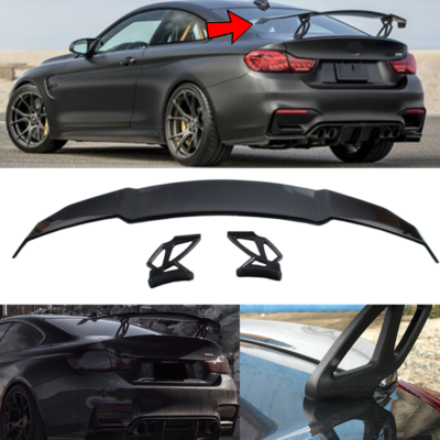 Universal V-STYLE Rear Trunk Racing Spoiler Wing Fit For BMW M4 F82 ...