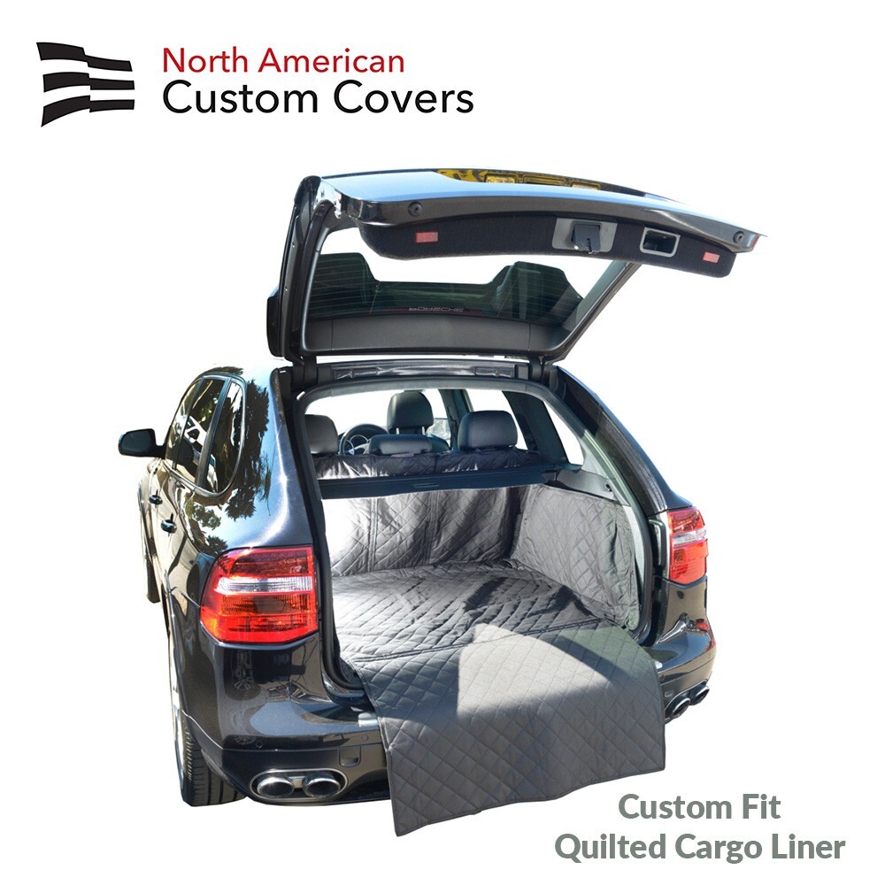 Porsche Cayenne Cargo Trunk Liner Dog Mat Custom Quilted Gen2 2010 to ...