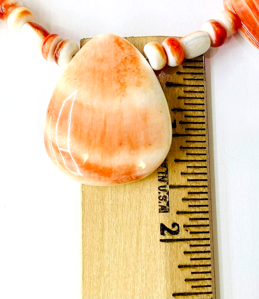 HSN Jay King Sterling Silver Red Spiny Oyster Shell 18" Beaded Necklace ...