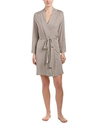 NWT NATORI $110 HEATHER BROWN FEATHERS ESSENTIAL WRAP ROBE XL EXTRA LARGE | eBay