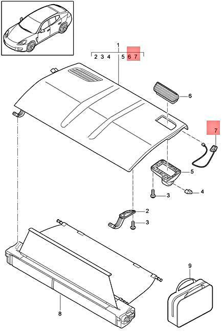 Porsche 97055567301 Genuine OEM Strap for sale online | eBay