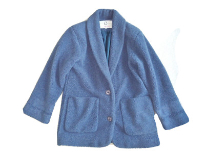 WOMANS BLUE BERBER COAT JACKET | eBay