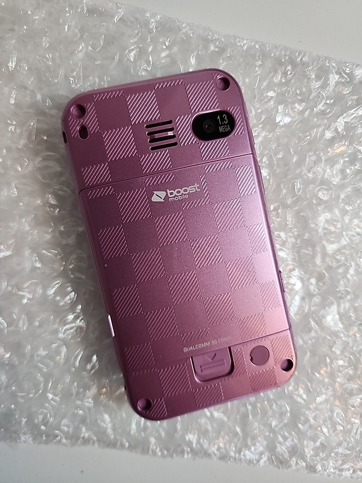 Rare Boost Mobile Prepaid Sanyo SCP Juno 2700 Pink Qwerty CDMA Cellular ...