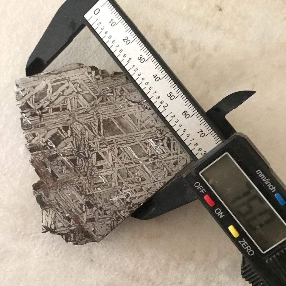 Natural Aletai Iron Meteorite 347.7 Grams Cut Slabs Etched Perfect ...