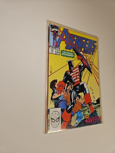 Avengers Spotlight #31 1990 Marvel Comics U.S. Agent Hawkeye Denys ...