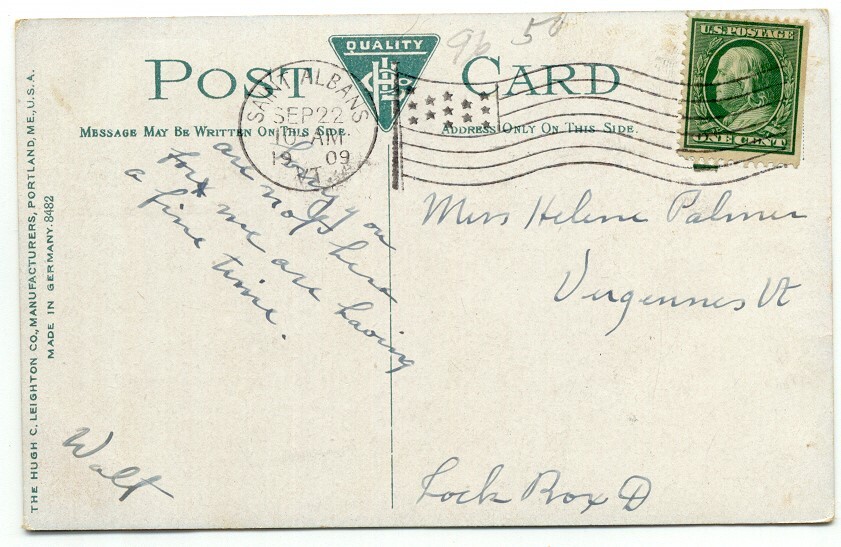 St. Albans Bay VT c1909 Postcard Vermont | eBay