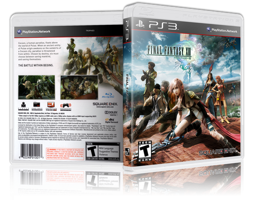 Final Fantasy XIII Custom Replacement PS3 Cover and Case. NO GAME!!! | eBay