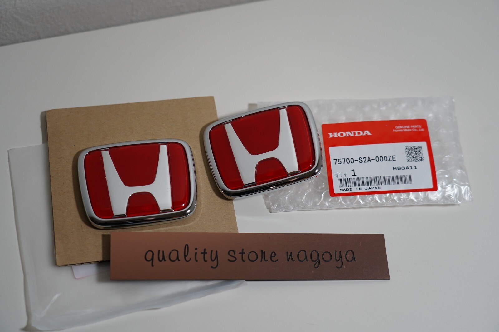Genuine HONDA S2000 AP1 / AP2 Front & Rear Emblem Badge Red New | eBay