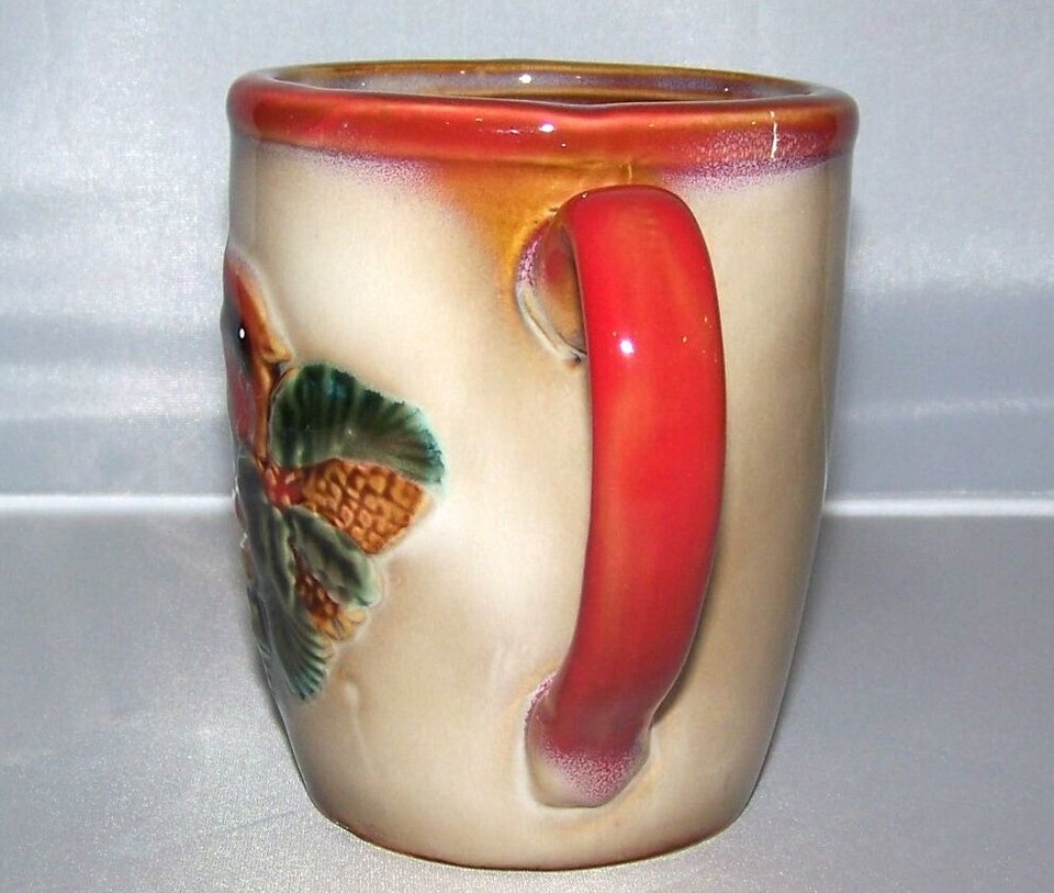 TII Collections Handcrafted CARDINAL 10oz. Coffee Mug Tea Cup Bird ...