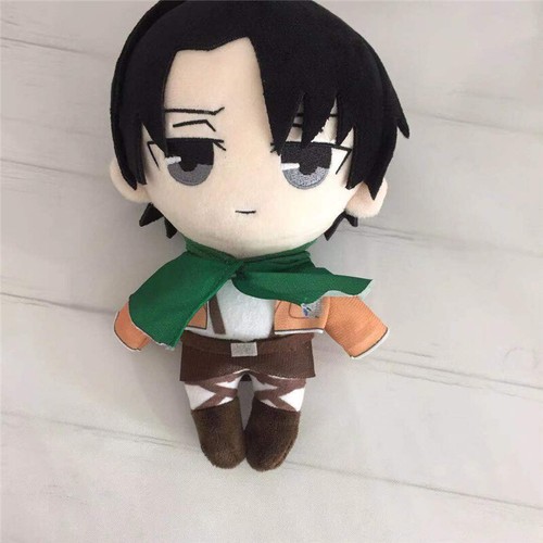 Anime Attack On Titan Stuffed Toy Levi Plush Doll Cosplay Action Figure ...