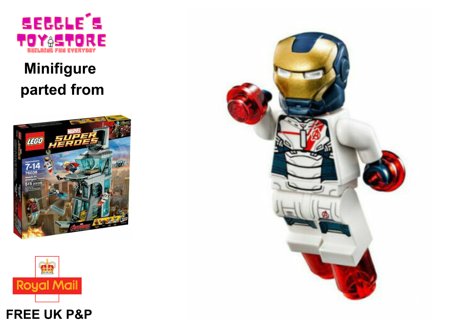 Minifigure Légion de Fer Split From Lego Marvel Super Heroes set 76038 ...