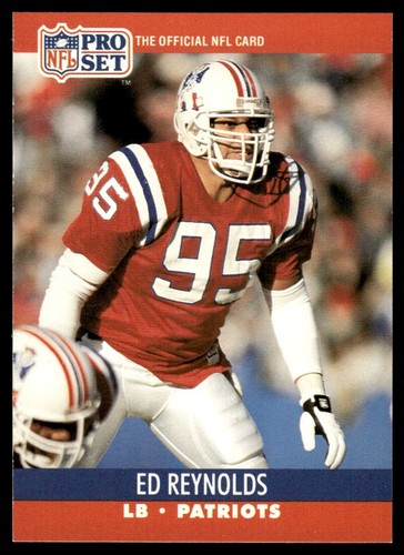 1990 Pro Set Ed Reynolds Rookie New England Patriots #582 | eBay