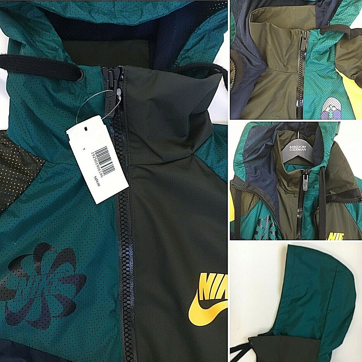 Nike X Sacai Hooded Anorak Zip Jacket Fall 2019 Men's Small Nike X Sacai Hooded Anorak Zip Jacket Fall 2019 Men's Small
