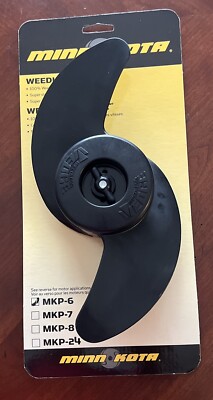 Minn Kota MKP-6 Weedless Wedge Prop w/ Swept-back Design 1865003 | eBay
