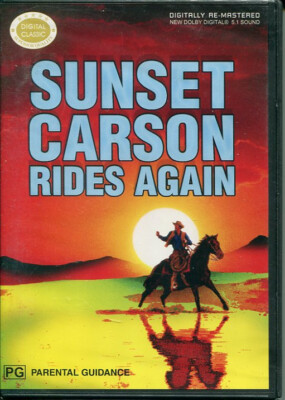 Sunset Carson Rides Again DVD R0 Brand New/Sealed | eBay Australia