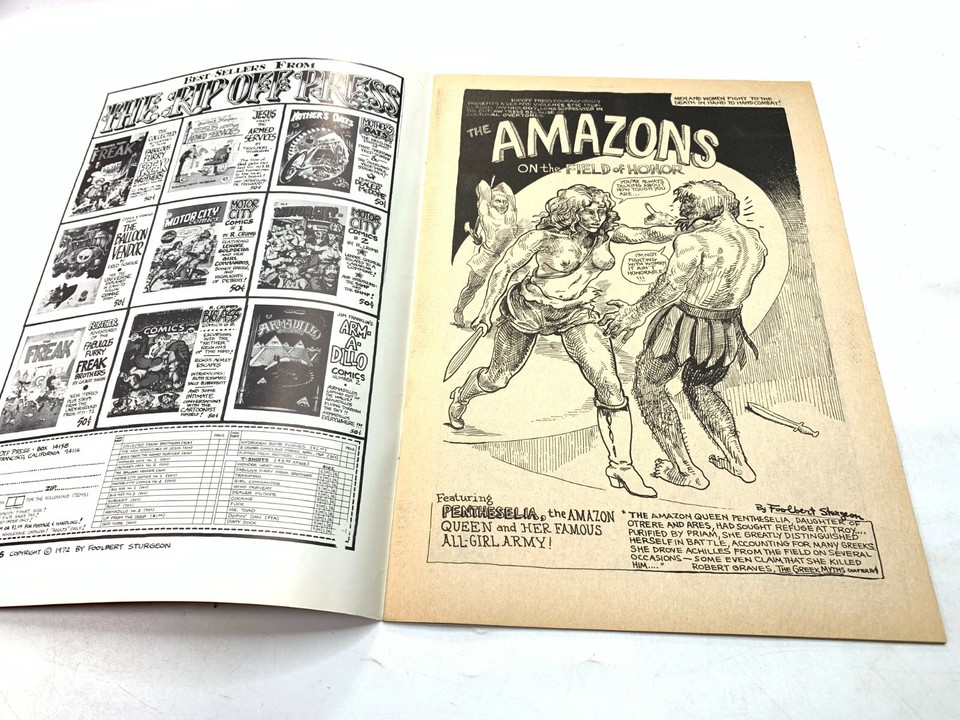 AMAZON COMICS -- Rip Off Press 1972 -- Foolbert Sturgeon -- Comix ...