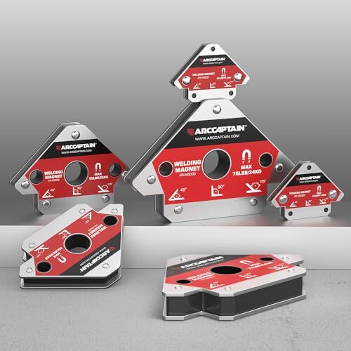 Welding Magnets 25lb&55lb&75lb 6pcs Welding Magnet Set Magnetic Welding ...