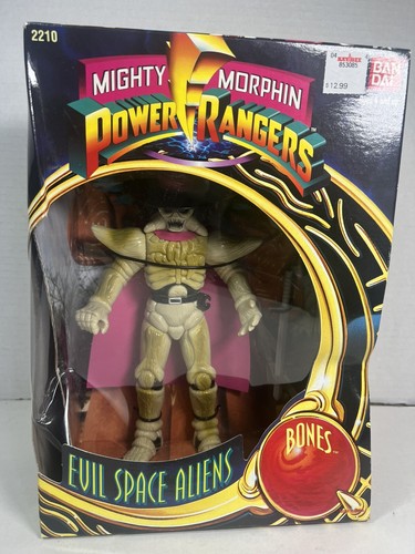 Mighty Morphin Power Rangers Bones Evil Space Aliens #2210 1993 Bandai ...