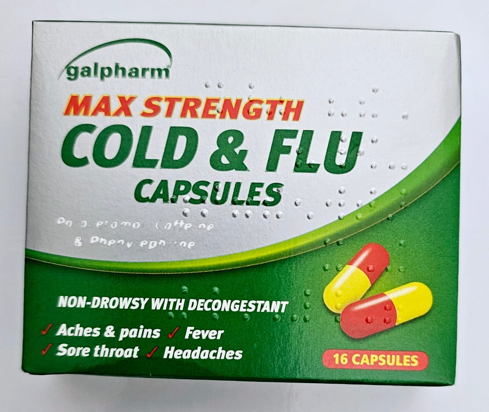 Galpharm Flu Max Chest Cough Tablets Day Night Cold & Flu Relief ...