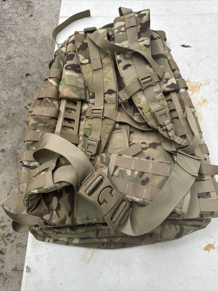 USGI Multicam OCP Medium Rucksack Backpack W/ Frame + Waistpack! | eBay