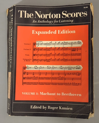 THE NORTON SCORES: An Anthology for Listening 122323 | eBay