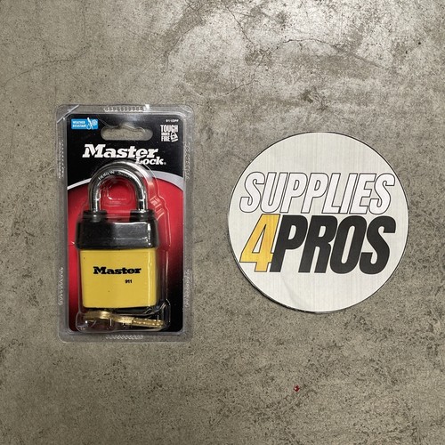 New | Master Lock Padlock, Covered Laminated Steel Lock, 2-1/8 in. Wide, 911DPF | eBay